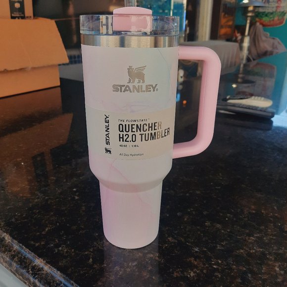 Dining | New Stanley Limited Edition Watercolor Tulle Pink 4oz Tumbler ...
